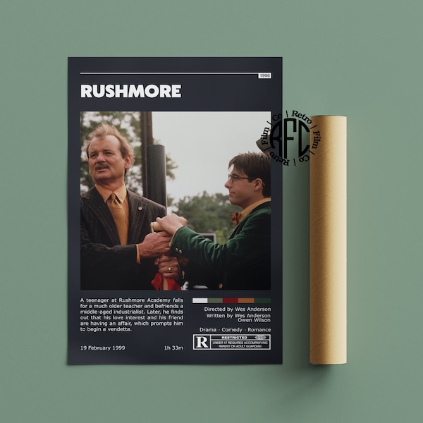 Rushmore Movie Poster - Etsy