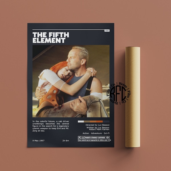 Fifth Element Poster - Etsy