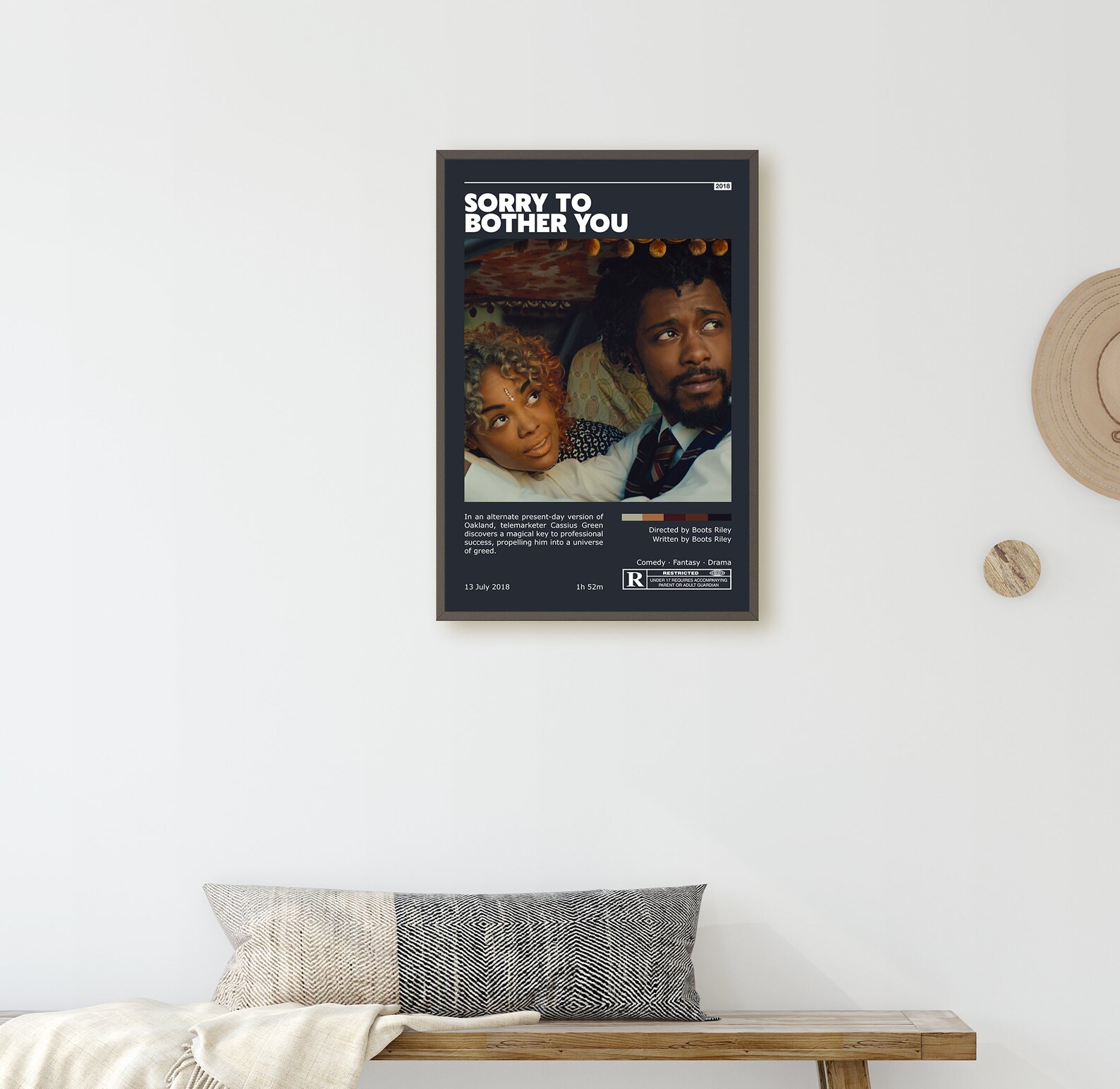 Sorry to Bother You Retro Vintage Poster | Minimalist Movie Poster ...