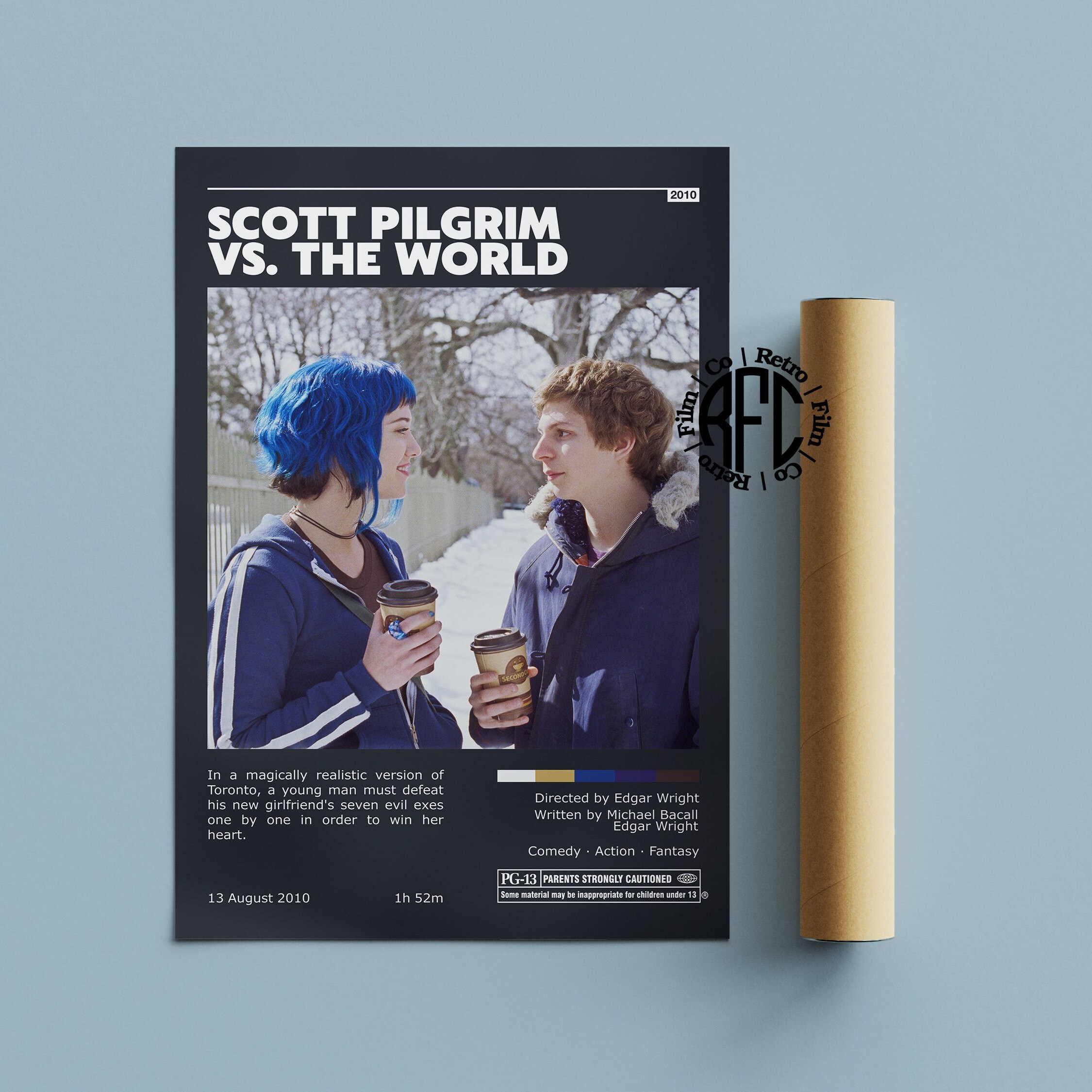 Scott Pilgrim Book Poster