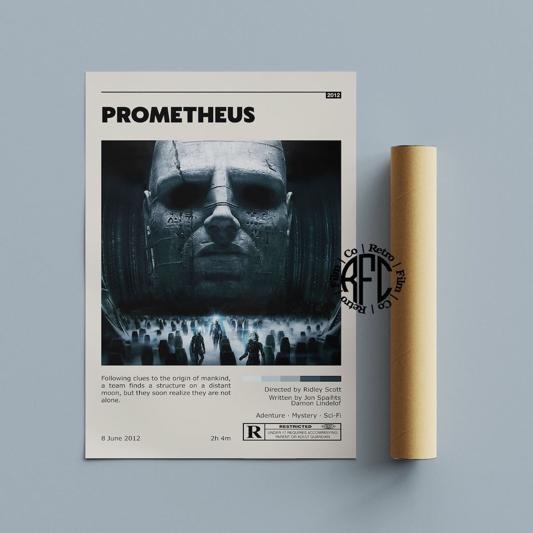 Prometheus Retro Vintage Poster Minimalist Movie Poster Retro Vintage ...