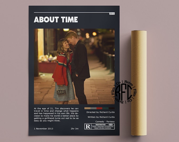 About Time Movie Poster | Minimalist Film Print - Etsy Canada
