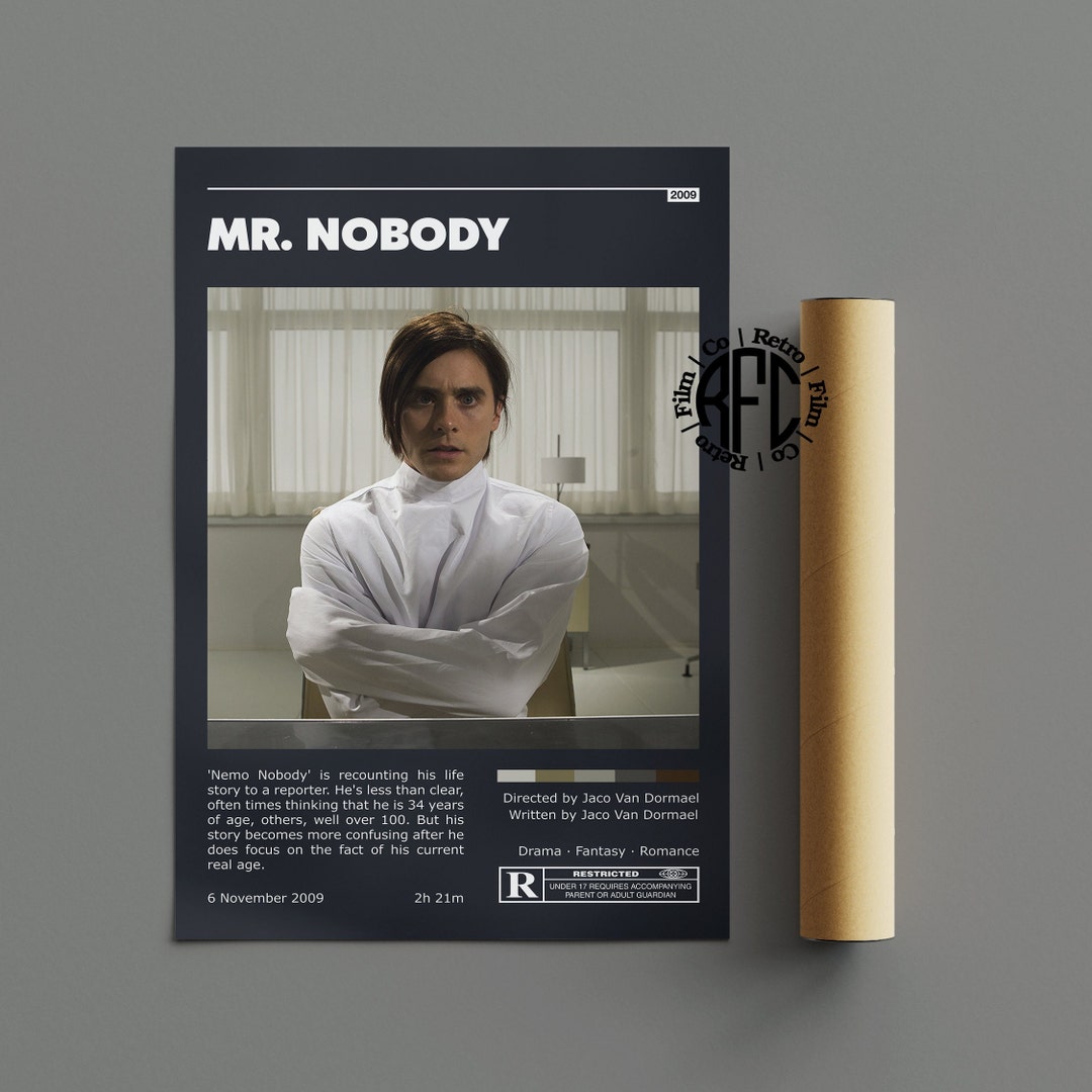 Mr Nobody Retro Vintage Poster | Minimalist Movie Poster | Retro ...