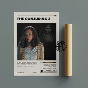 The Conjuring 2 Retro Vintage Poster Minimalist Movie Poster Retro ...