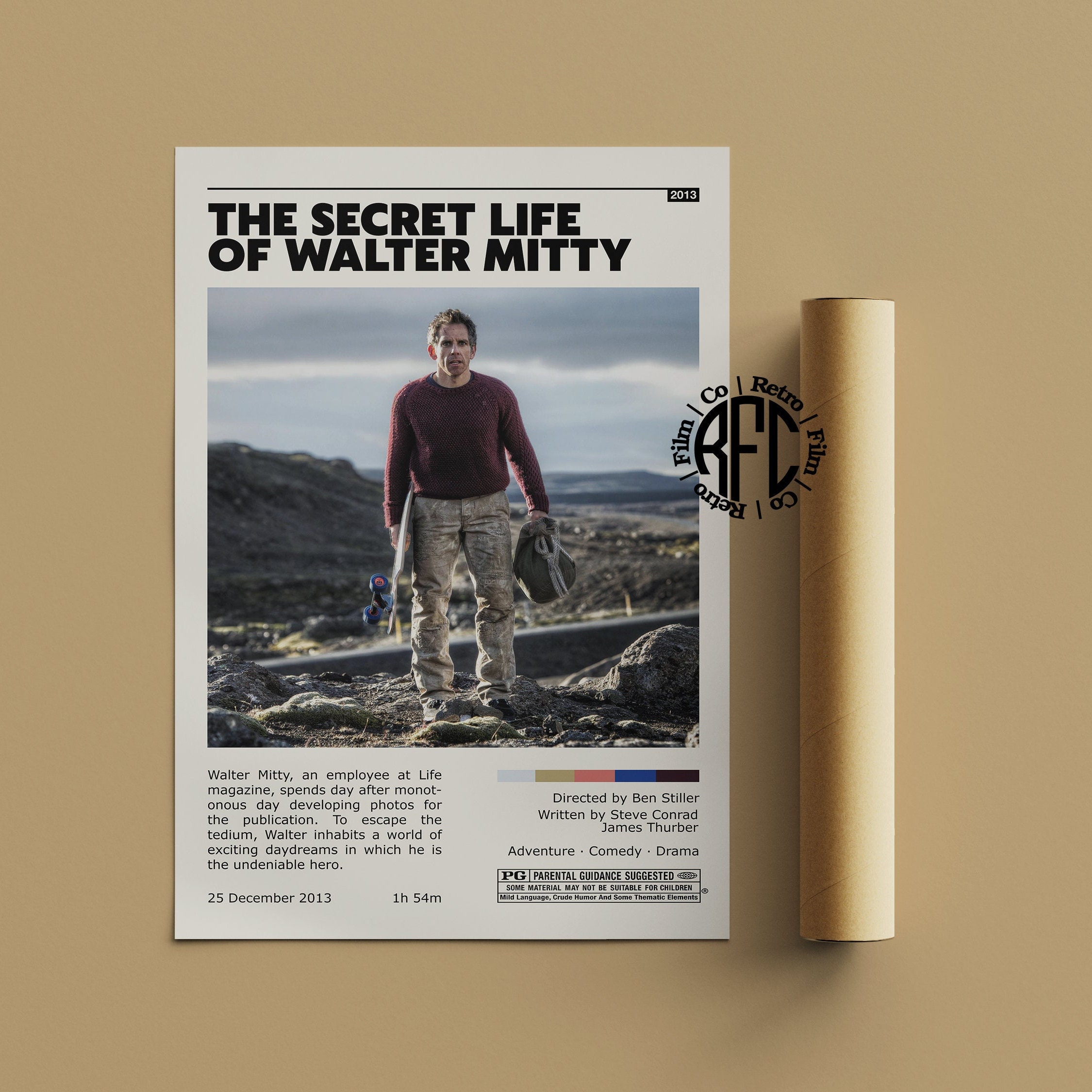 The Secret Life Of Walter Mitty Poster