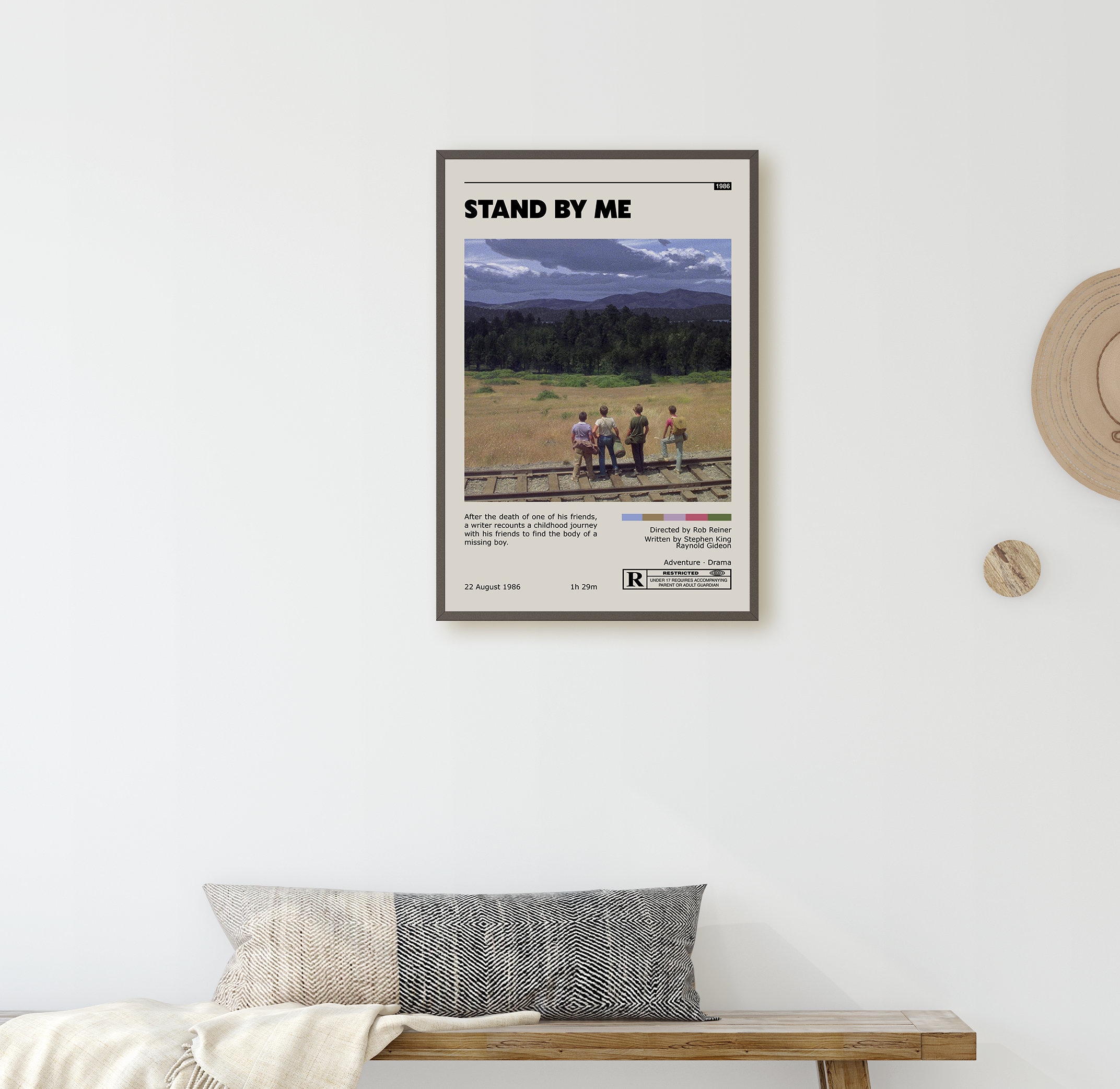 Stand by Me Retro Vintage Poster Minimalist Movie Poster - Etsy