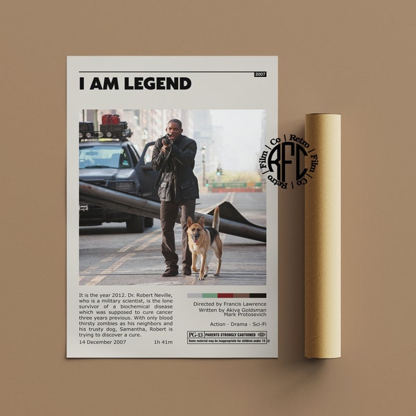 I Am Legend Movie Poster - Etsy