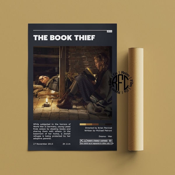 Book Thief Poster - Etsy
