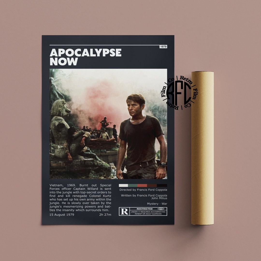 Apocalypse Now Retro Vintage Poster | Minimalist Movie Poster | Retro ...