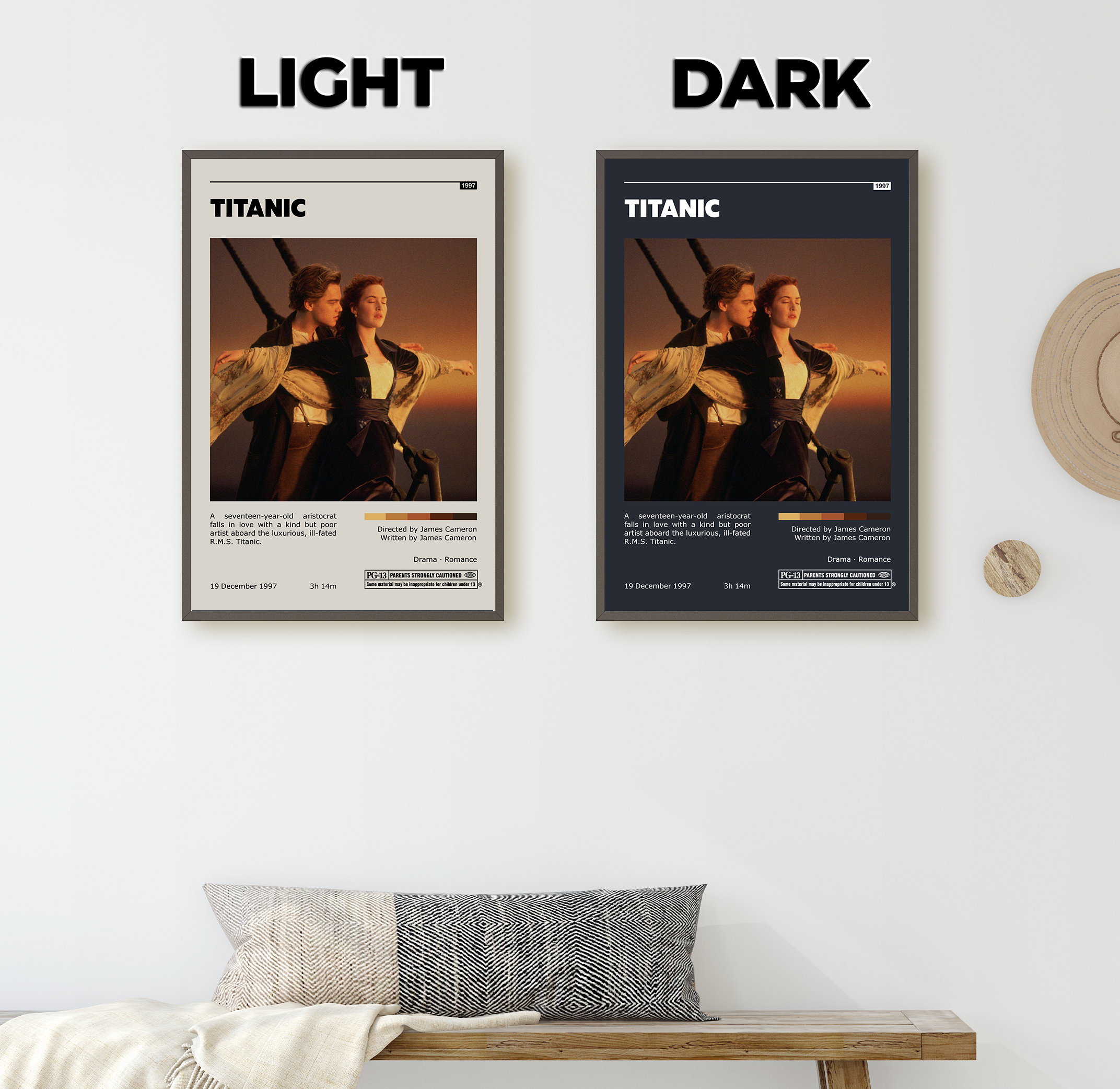 Titanic Retro Vintage Poster Minimalist Movie Poster Retro - Etsy