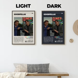 Goodfellas Retro Vintage Poster | Minimalist Movie Poster | Retro ...