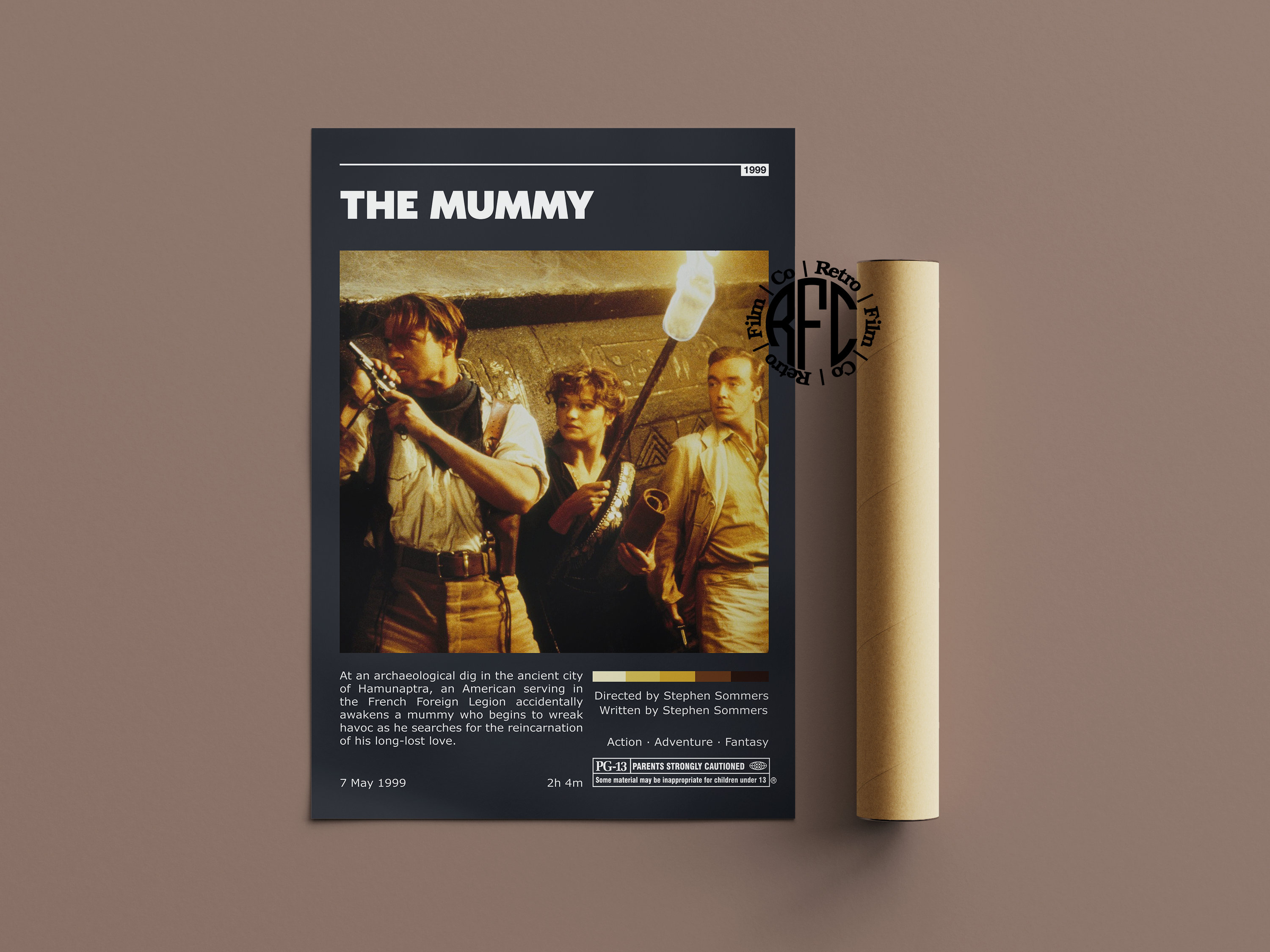 The Mummy Retro Vintage Poster Minimalist Movie Poster Retro Vintage ...