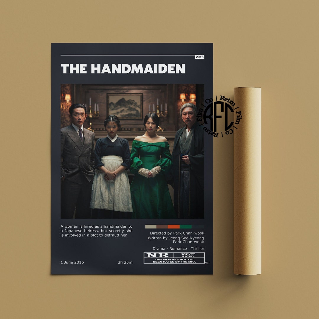 The Handmaiden Retro Vintage Poster | Minimalist Movie Poster | Retro ...