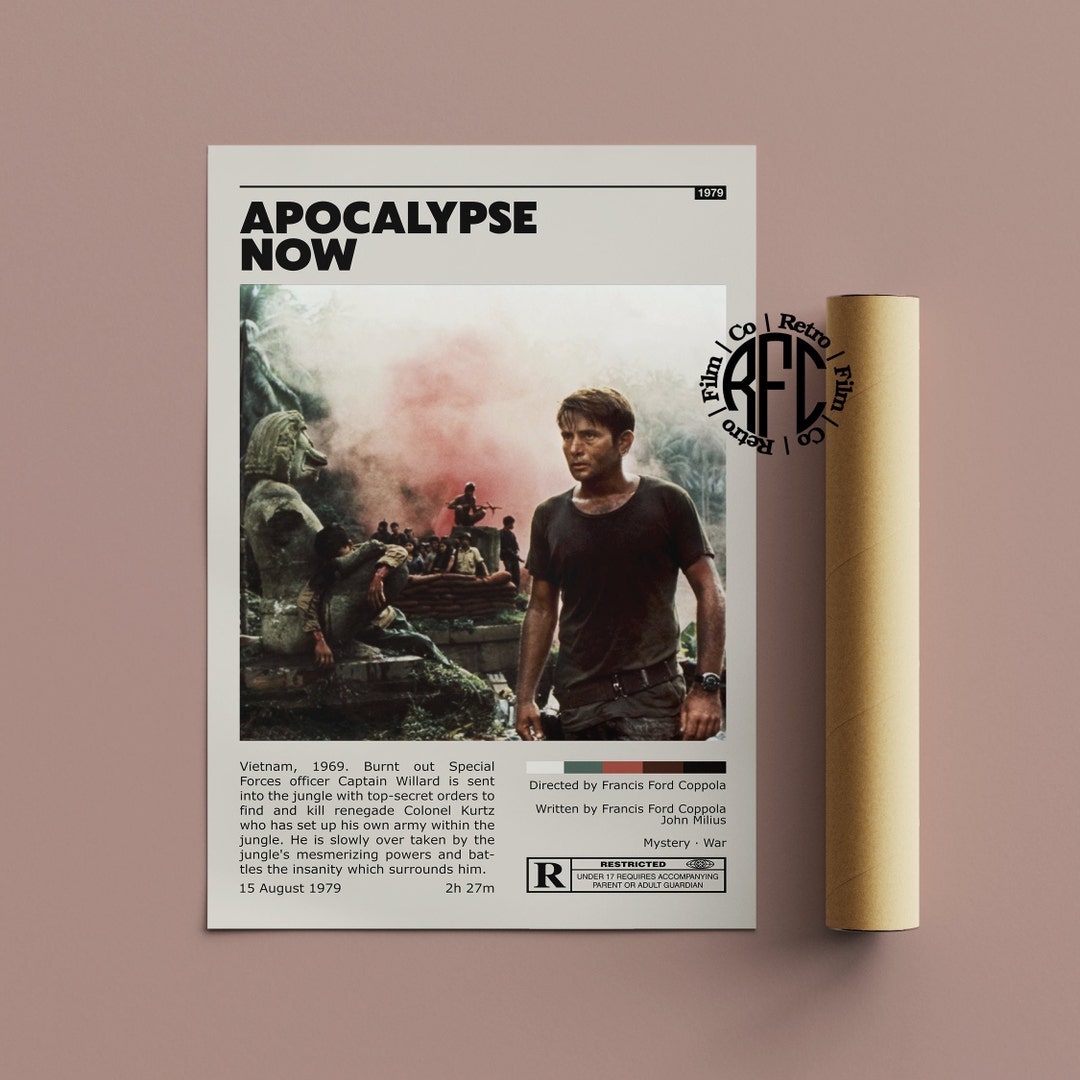 Apocalypse Now Retro Vintage Poster | Minimalist Movie Poster | Retro ...