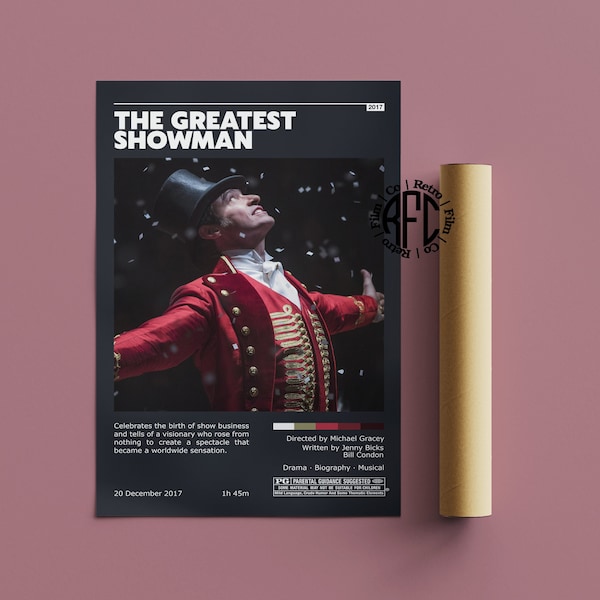 The Greatest Showman Poster - Etsy