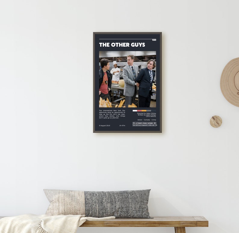 The Other Guys Retro Vintage Poster Minimalist Movie Poster Retro the-other-guys-retro-vintage-poster-minimalist-movie-poster-retro