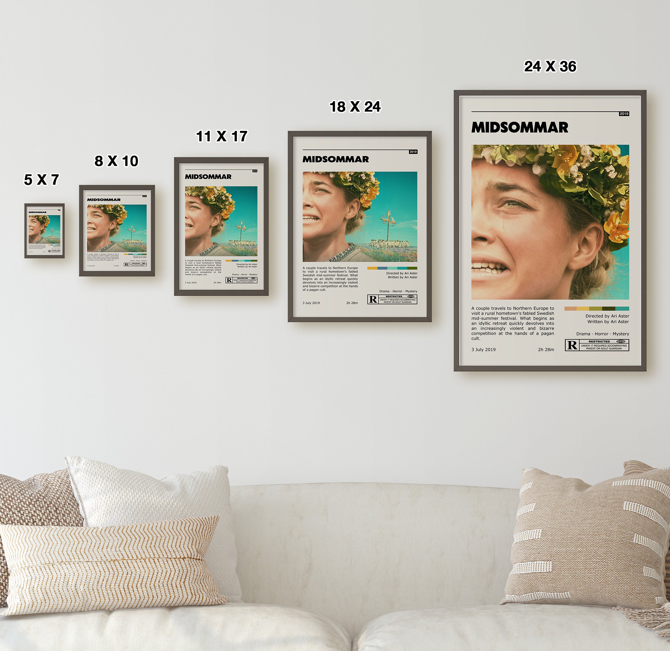 Hereditary Retro Vintage Poster | Minimalist Movie Poster | Retro ...