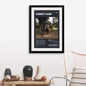 Forrest Gump Retro Vintage Poster | Minimalist Movie Poster | Retro ...