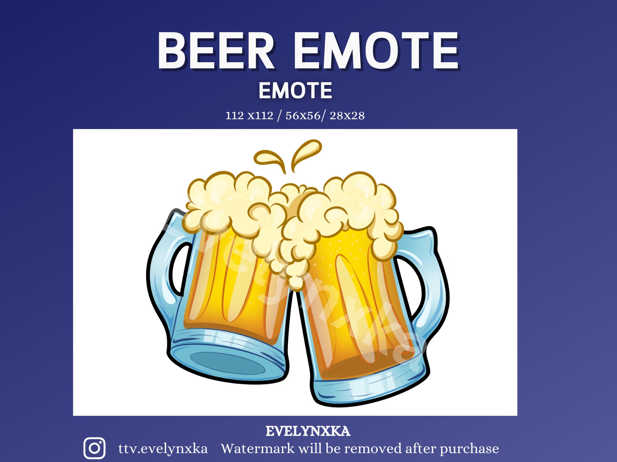 BEER Emote and BIT Badges for Twitch, Youtube, Discord - Etsy