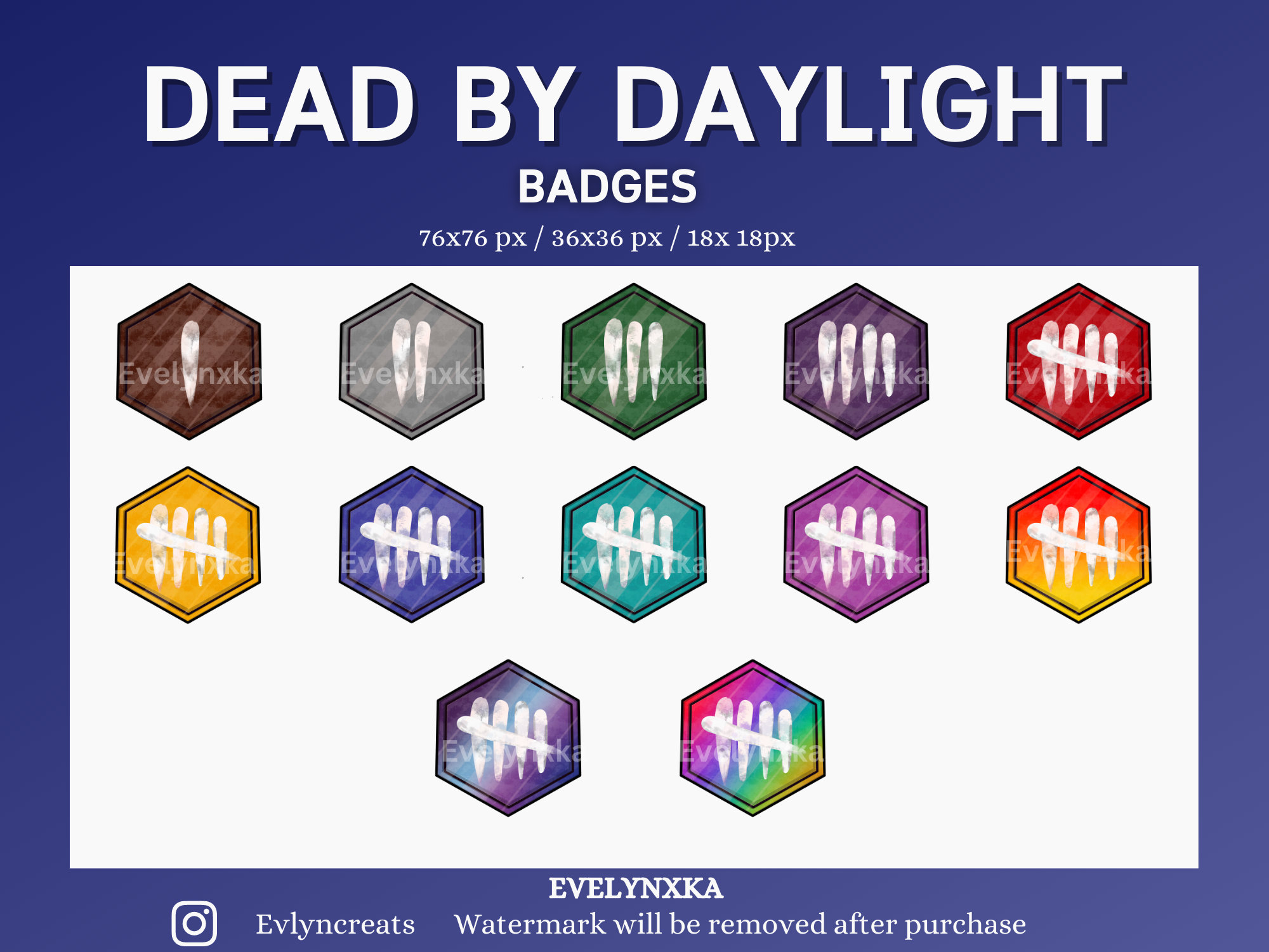 12x Dead by Daylight Coin Sub Badge / DBD Sub Badge / Twitch Badge ...