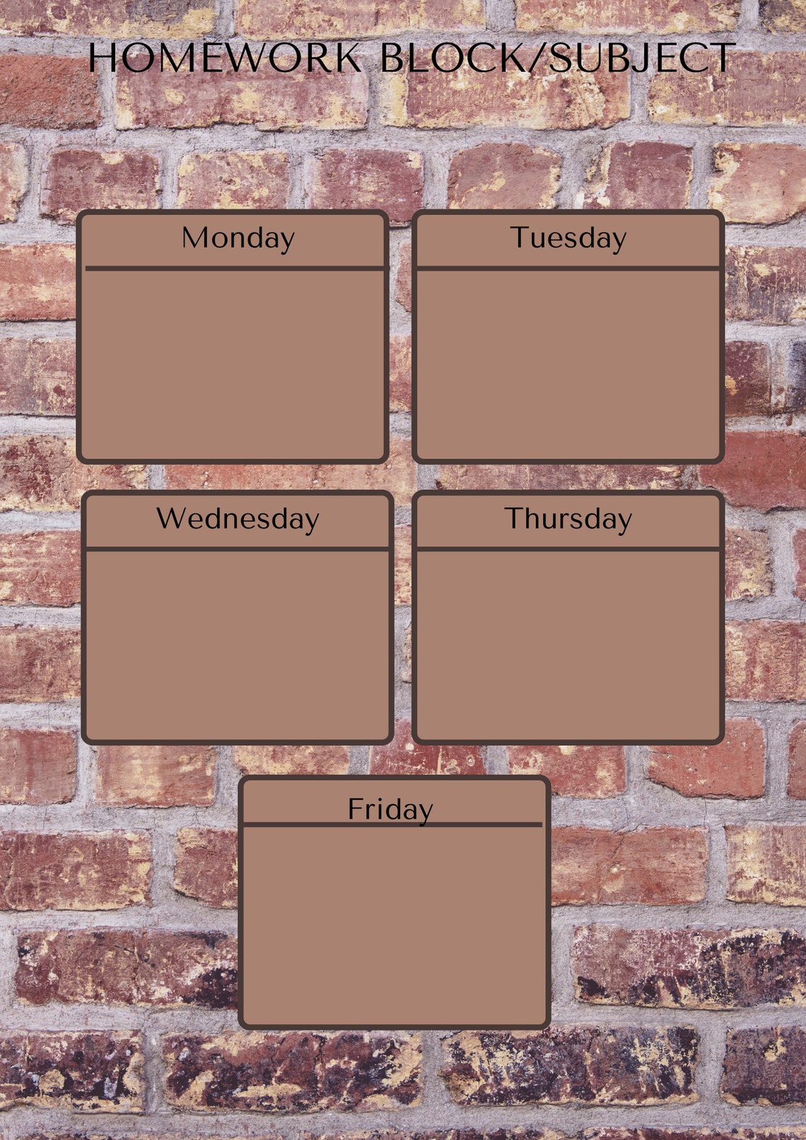 Printable Teen Habit Tracker, Student Tracker, Digital Tracker, Daily ...