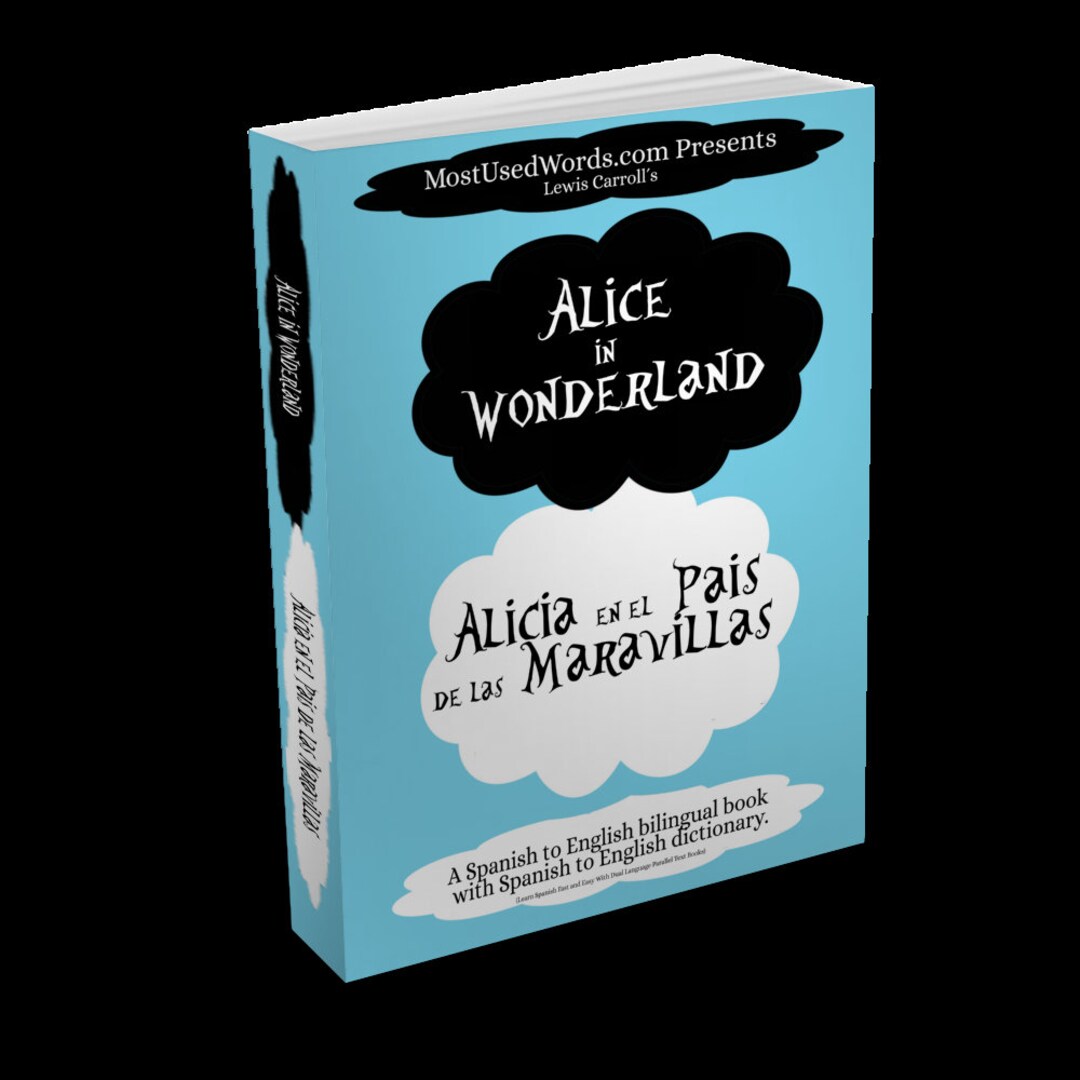 Alice in Wonderland in Spanish - Alicia En El País De Las Maravillas - Etsy