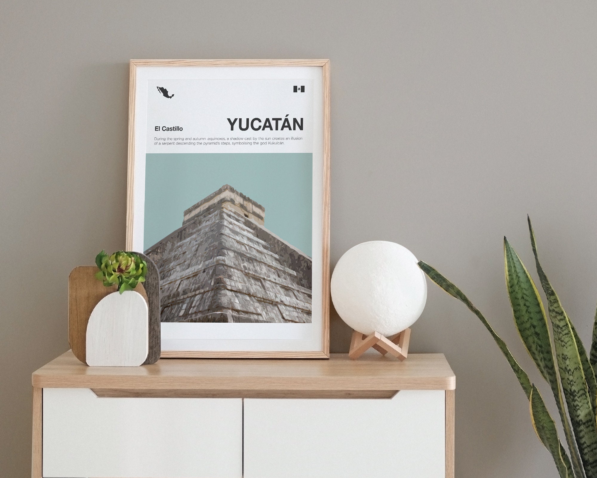 El Castillo Art Print Chichén Itzá Yucatán Peninsula - Etsy