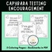 Capybara Testing Encouragement Notes, Testing Motivation Posters ...
