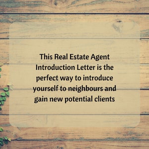Realtor Introduction Letter Bundle, Set of 2 Neighbor Intro Template ...