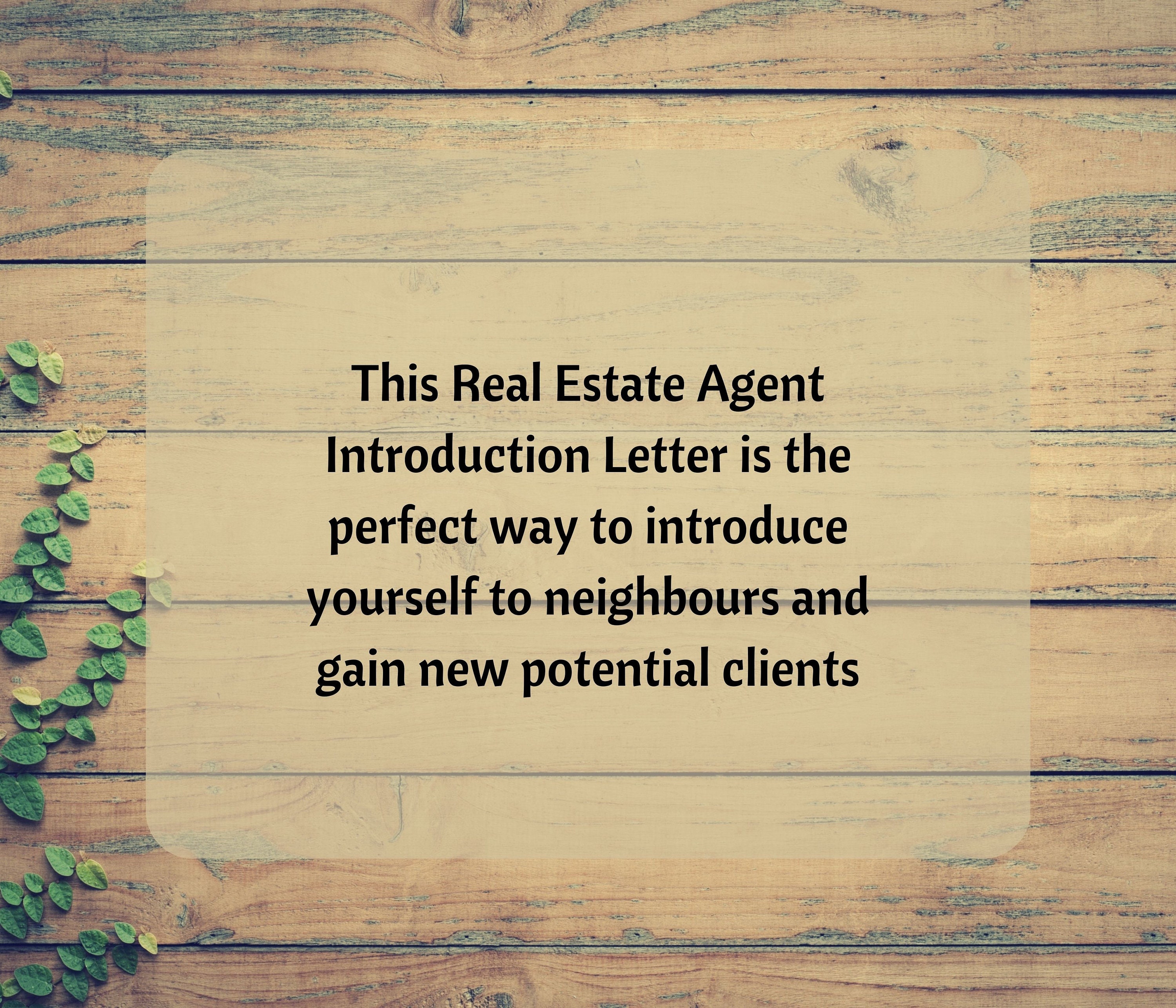 Realtor Introduction Letter Bundle, Set of 2 Neighbor Intro Template ...