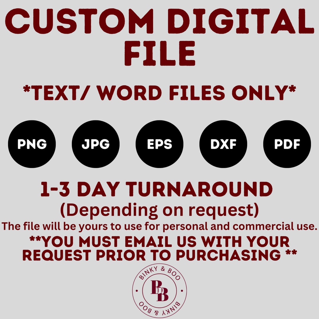 Custom Svg, Personalized Svg, Custom Svg Cut File, Custom Design ...