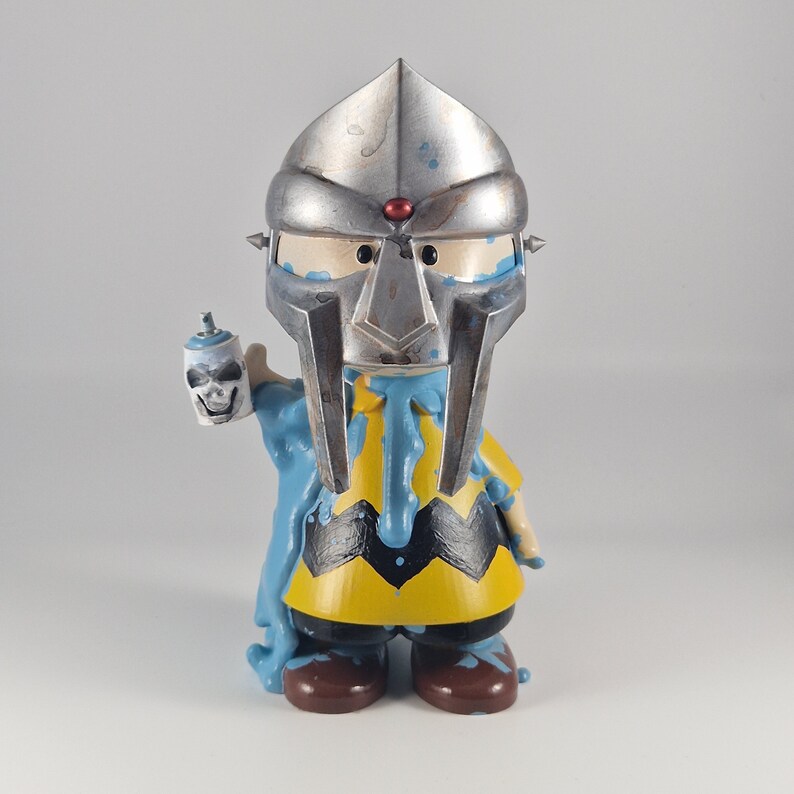 MF Doom X Charlie Brown Fluid Art Toy by Monday Meltoys - Etsy
