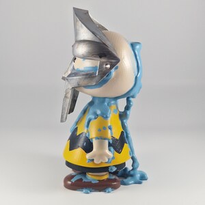 MF Doom X Charlie Brown Fluid Art Toy by Monday Meltoys PREORDER - Etsy