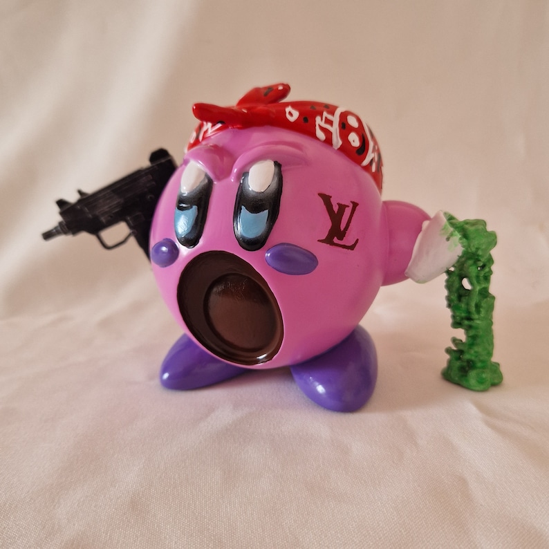 Kirby Gang Lean Art Toy Sculpture - Etsy