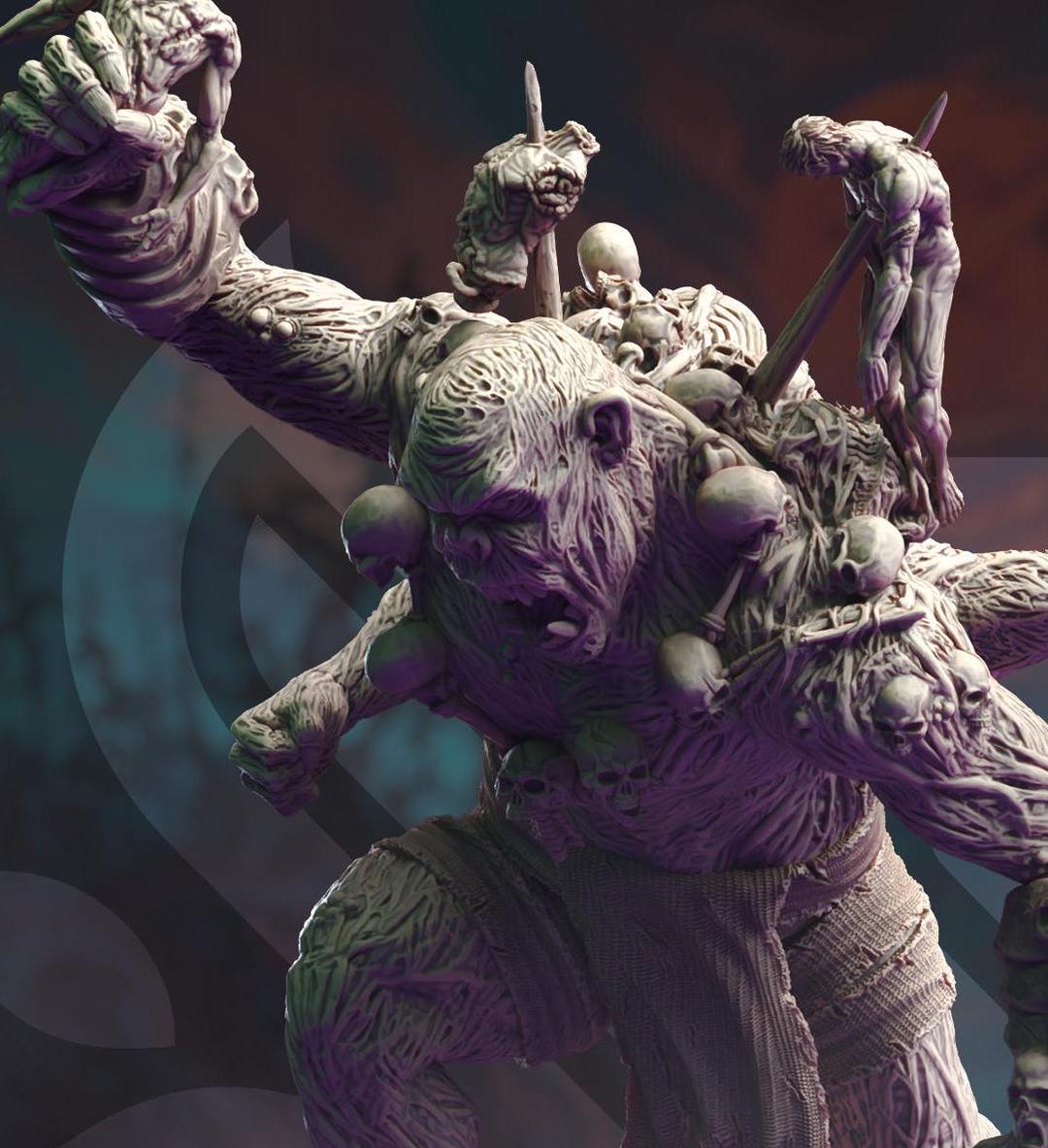 Shambling Corpse Mound - Bound in the Bloodmoon - Undead - Miniature ...