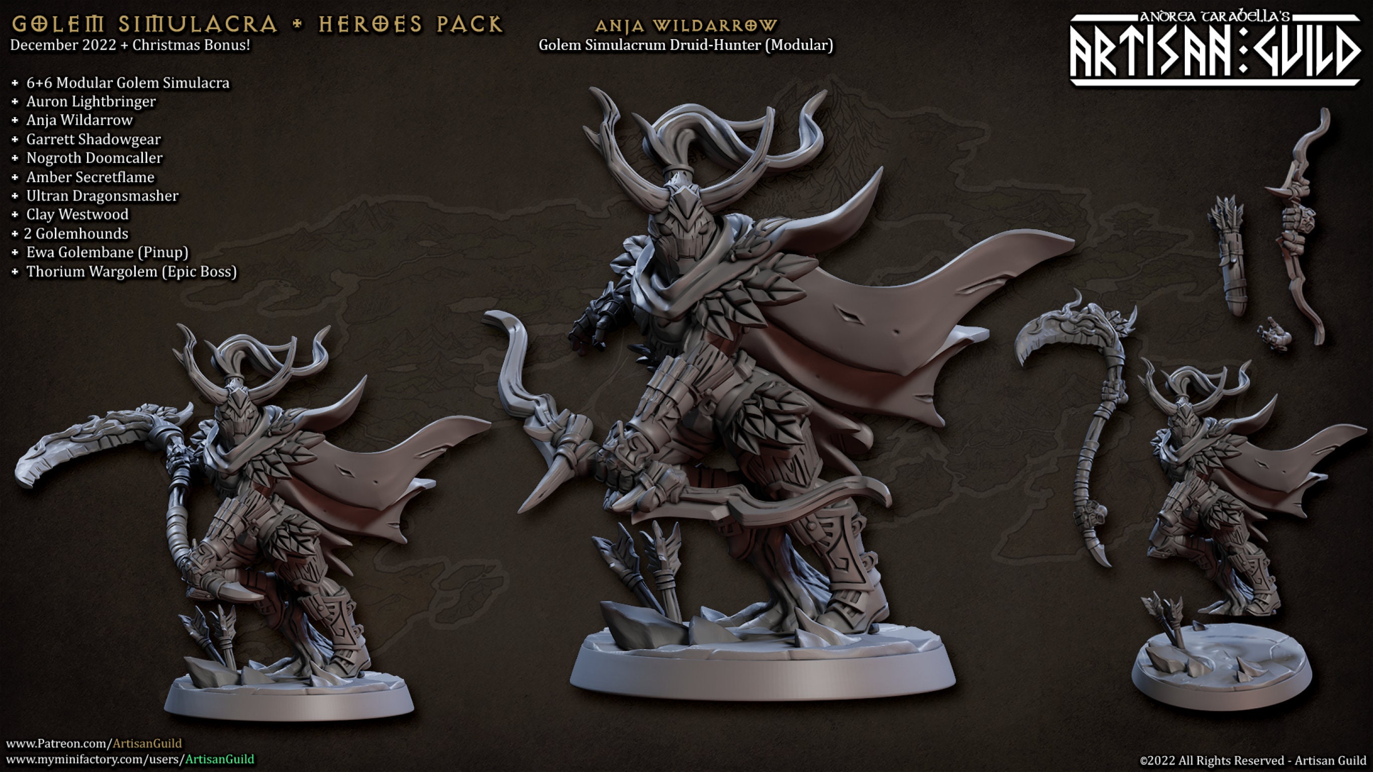 Anja Wildarrow - Golem Simulacra - Warforged - Dnd Miniatures ...