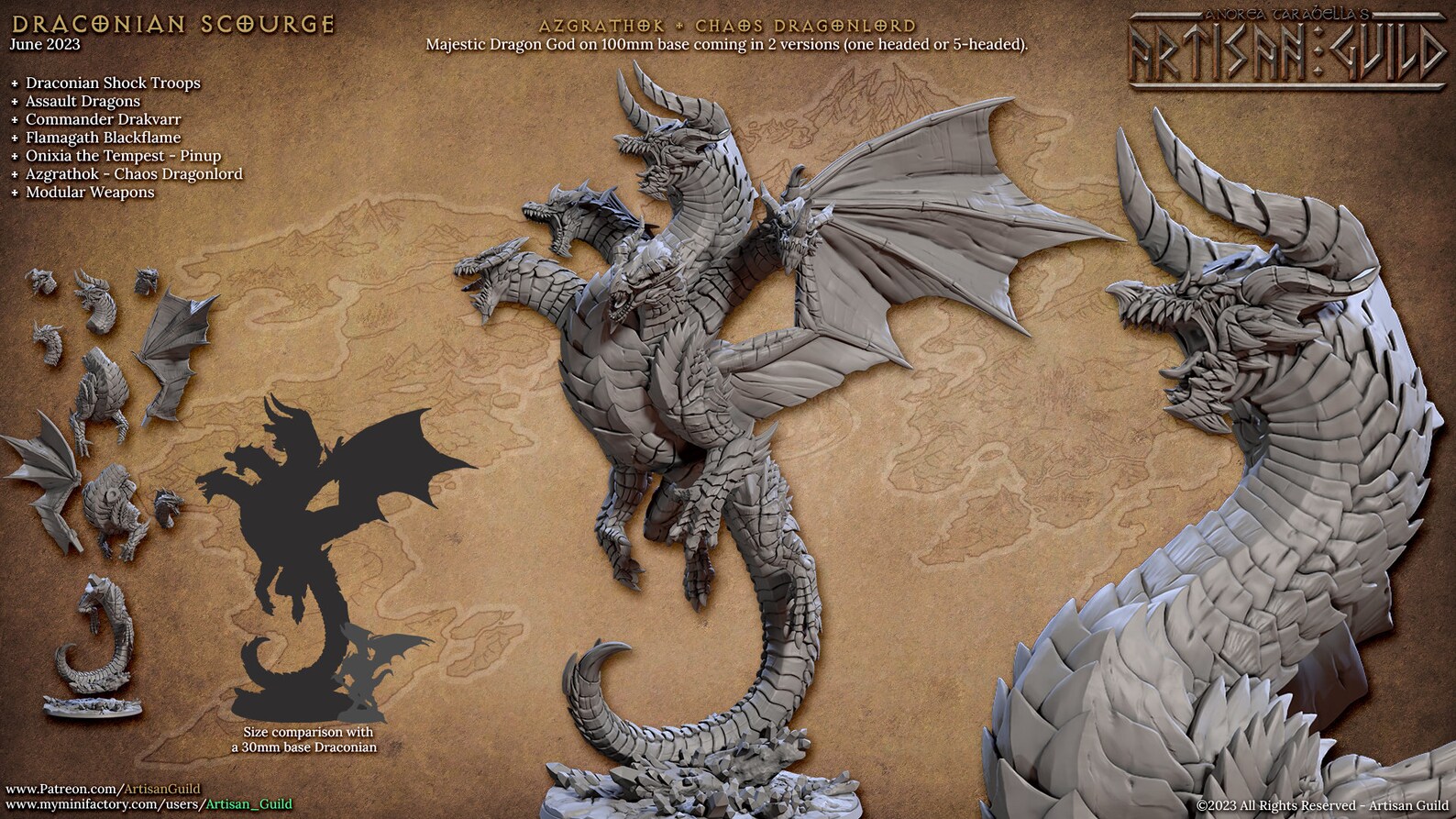 Azgrathok - Draconian Scourge - Set- Type - Minature - Dnd Miniatures ...