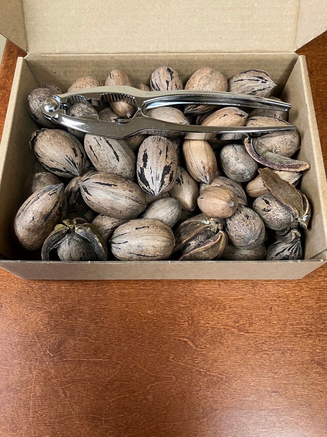 1 Lb of Pecans FREE NUTCRACKER. in Shell Pecans. MS Delta Pecans Free ...