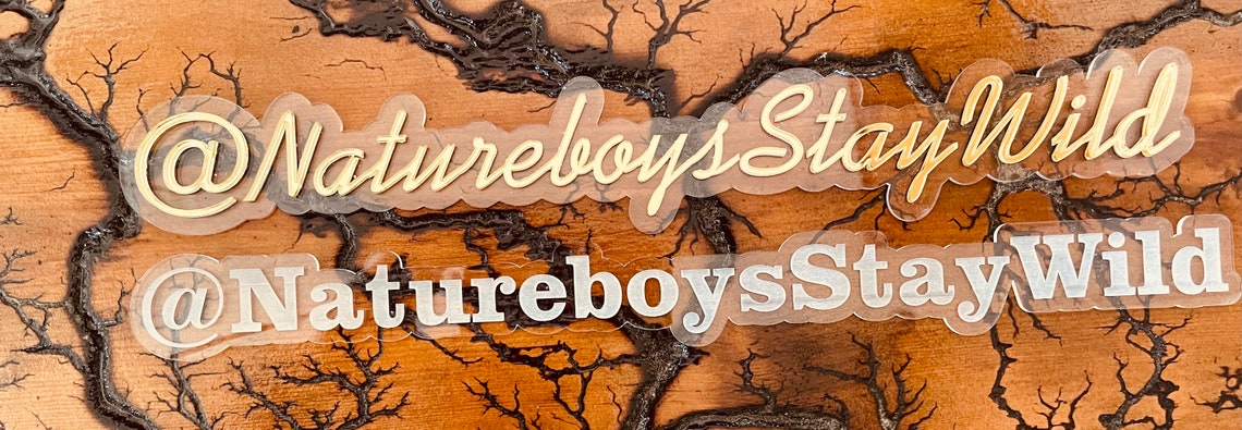 Custom Acrylic Name, Photo Watermark, Physical Watermark, Business ...