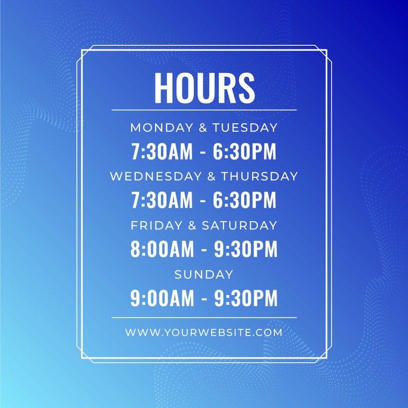 STOREFRONT CUSTOM DECALS, Any Size, Colors, Shape. Sale Sing, Hours ...