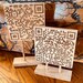 RECLAIMED WOOD QR Code Plaque. Qr Code for Website, Menu, Instructions ...