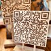 RECLAIMED WOOD QR Code Plaque. Qr Code for Website, Menu, Instructions ...