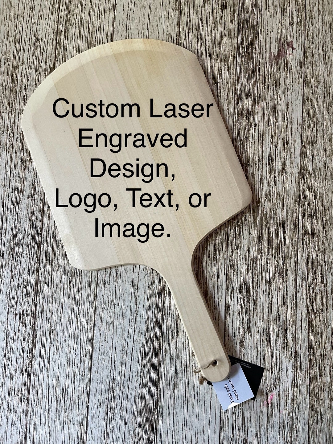 CUSTOM PIZZA BOARD. Laser Engraved, Personalized With Your Logo, Text ...