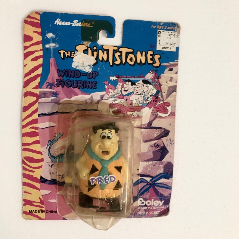 Vintage Fred Flintstone Wind-up Walking Toy, NIP - Etsy