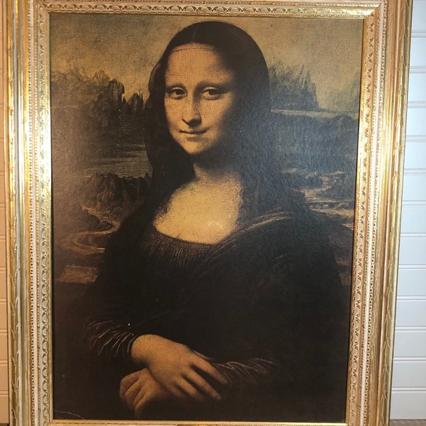 Mona Lisa Framed - Etsy
