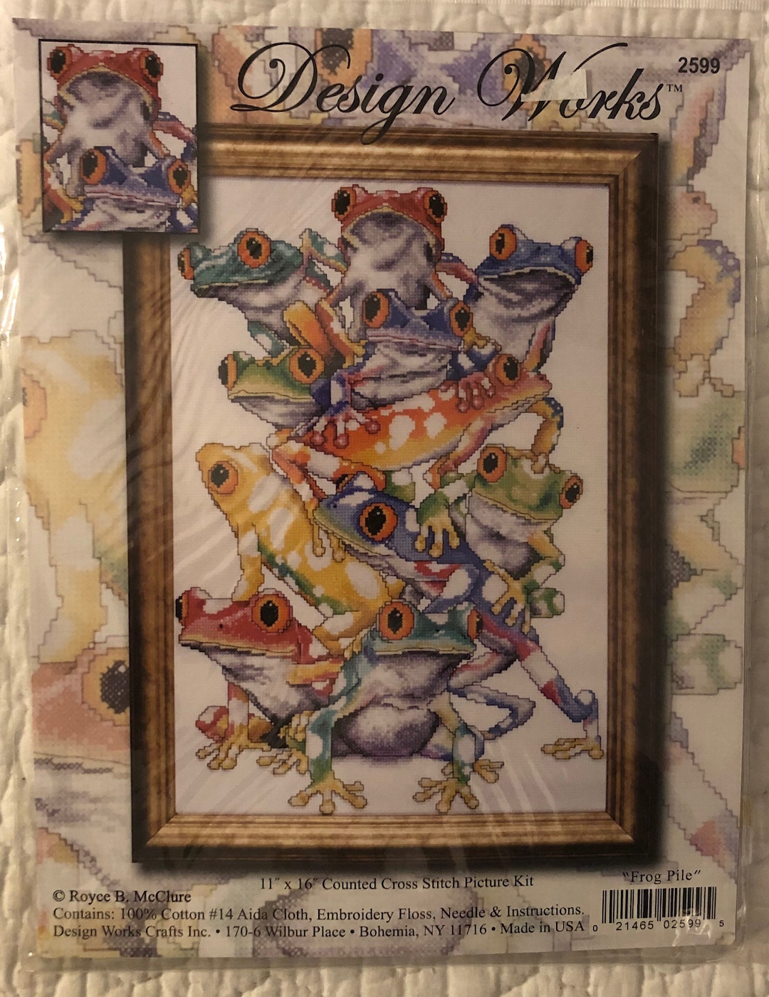 Cross Stitch Design Works frog Pile Size 11 - Etsy