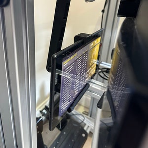 Chunky Tablet Mount Over Monitor - Sim Racing Tablet Holder, Tablet ...