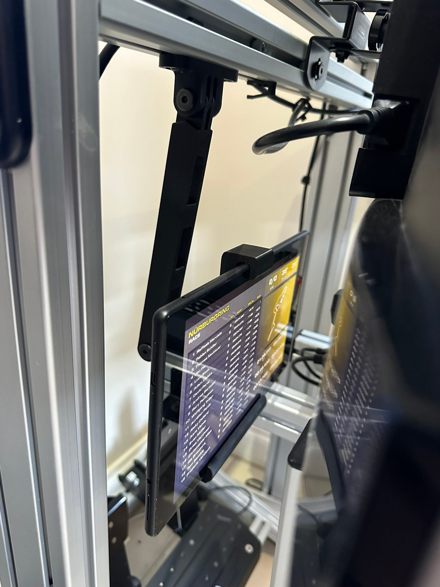 Chunky Tablet Mount Over Monitor: Sim Racing Cockpit Tablet Stand - Etsy