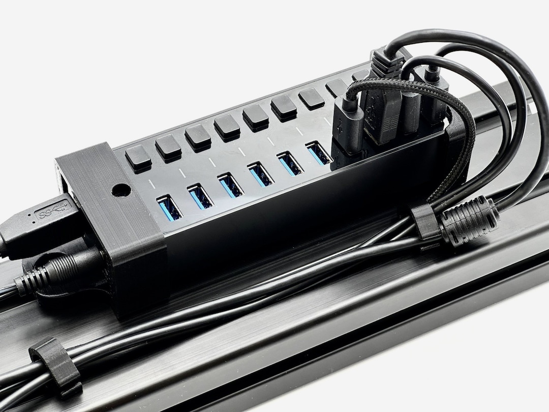 Sim Racing USB Hub Mount: RSHTECH & Sabrent 7/10, 8020 Cockpit - Etsy UK