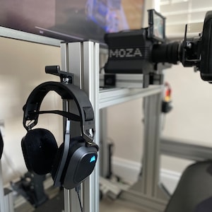 Sim Racing Headphone & Gloves Holder: Aluminum Profile Mount - Etsy